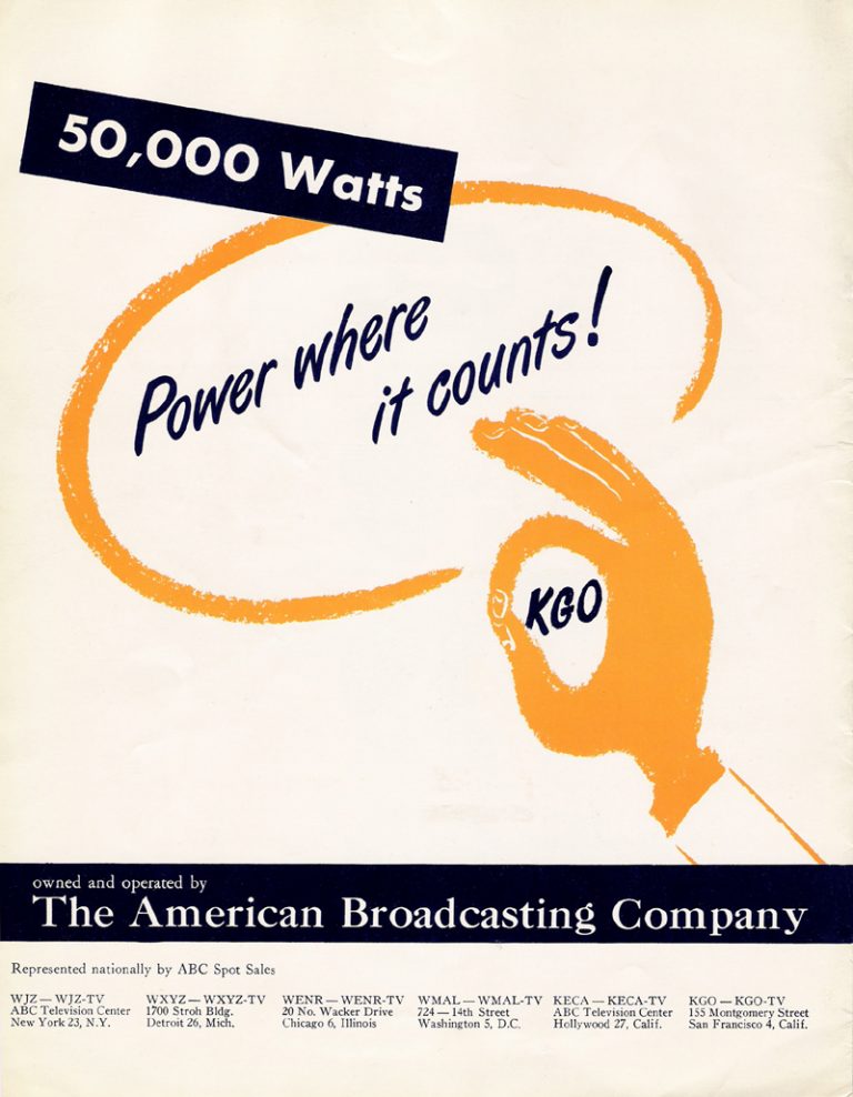 KGO Radio (San Francisco) - 1950 Sales Brochure | Bay Area Radio Museum ...
