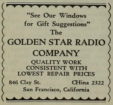 Golden Star Radio: San Francisco Broadcasting Pioneers